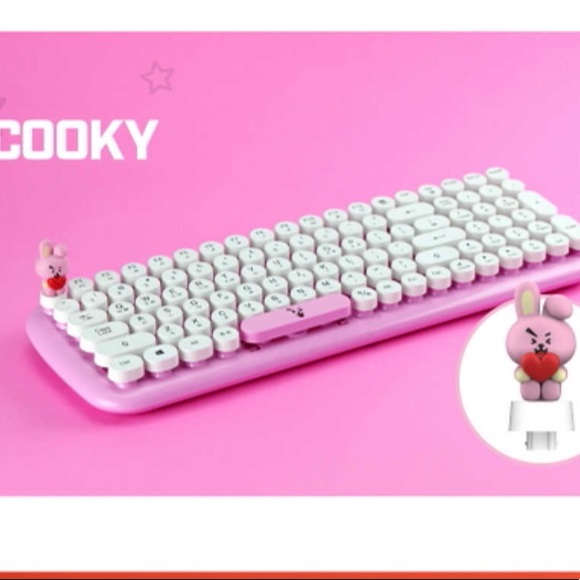 bt21 | Computers, Laptops & Parts | Bts Bt2 Retro Wireless Keyboard Key ...